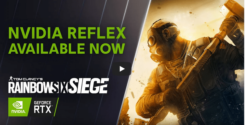 Discover NVIDIA Reflex in Rainbow Six Siege – NGON - Cyberfeeder